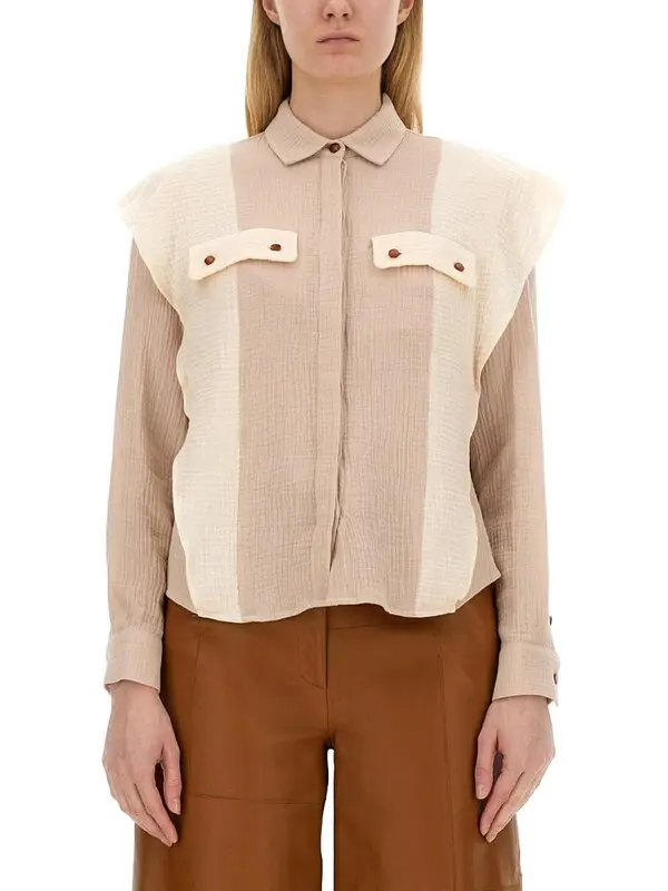 ALYSI Cotton Shirt - Multicolour
