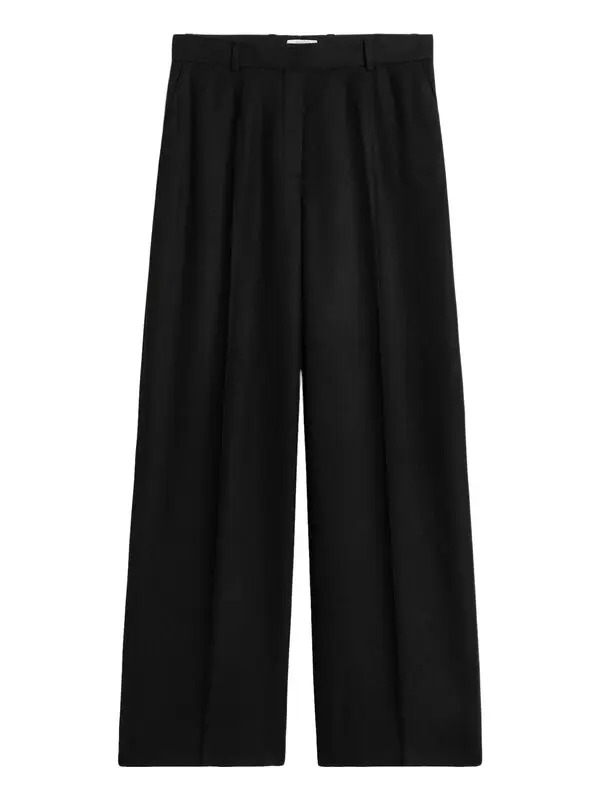 TOTEME Elegant Fthennel Trousers - Black