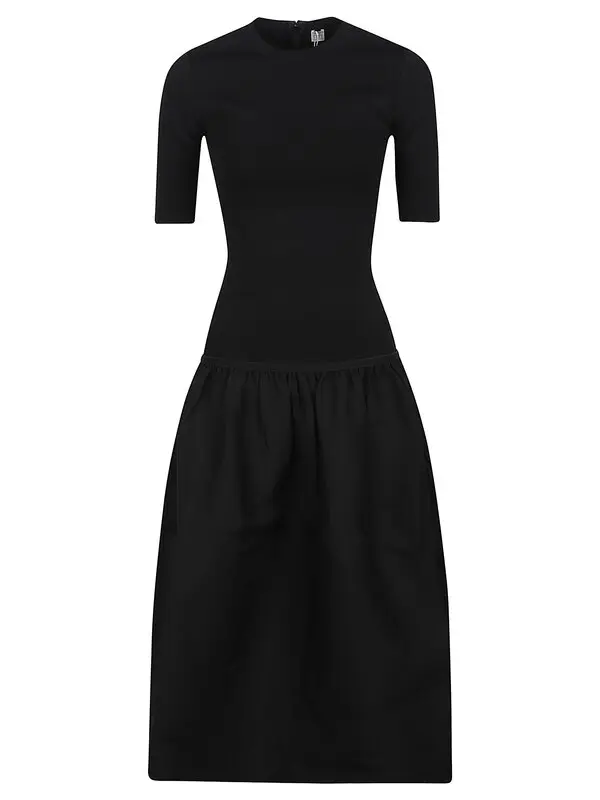 TOTEME Twinflower Tee Dress - Black