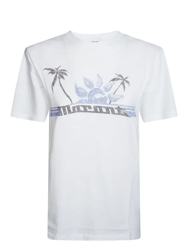 Isabel Marant Étoile Graphic T-shirt - Bianco
