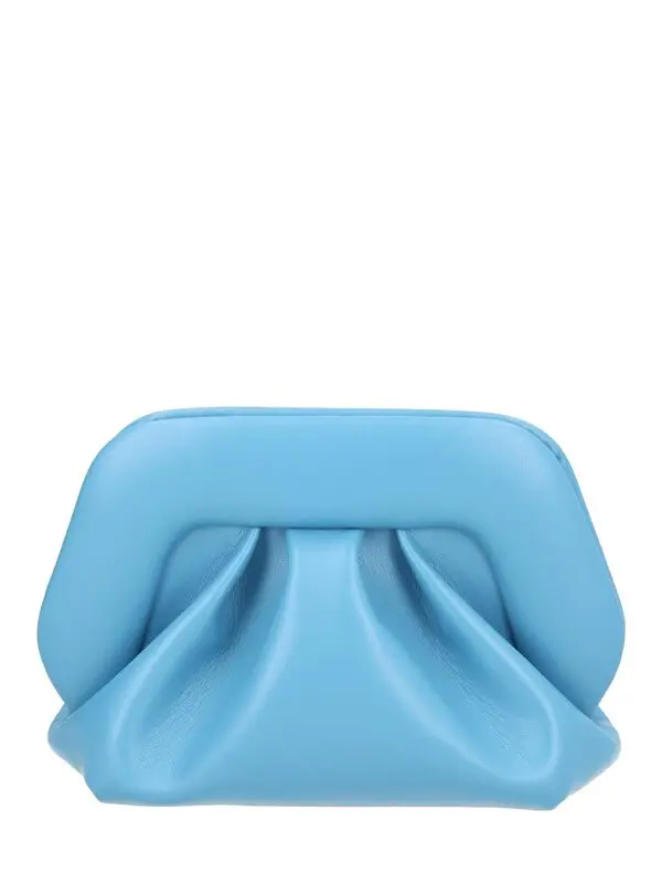 THEMOIRE Structured Clutch Bag - Azure