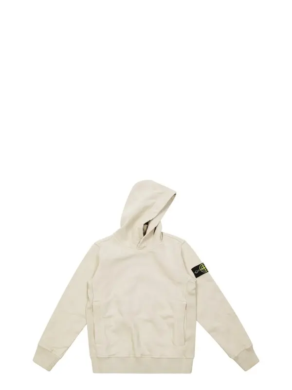 Stone Island Basic Hoodie With Logo Badge - V0095