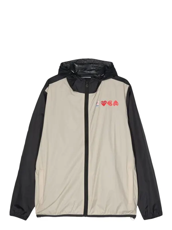 Play Comme Des Garcon Mini Jacket For Spring/summer 2025 - Beigeblack