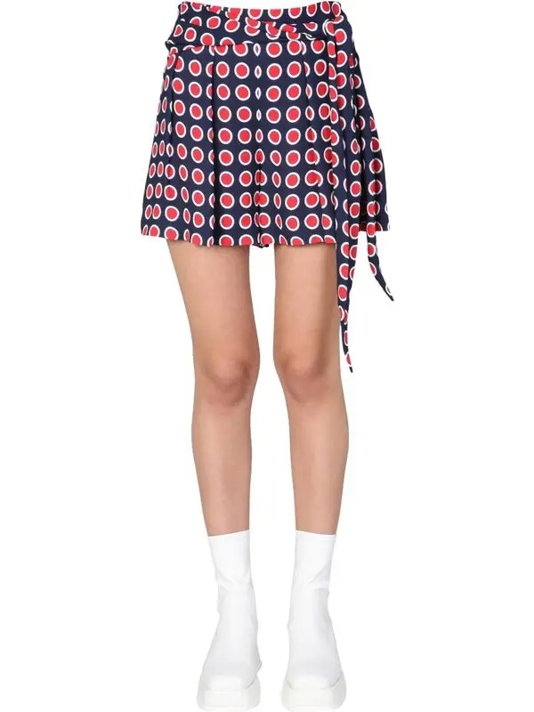 Moschino Polka Dot Mini Skirt - Multicolour
