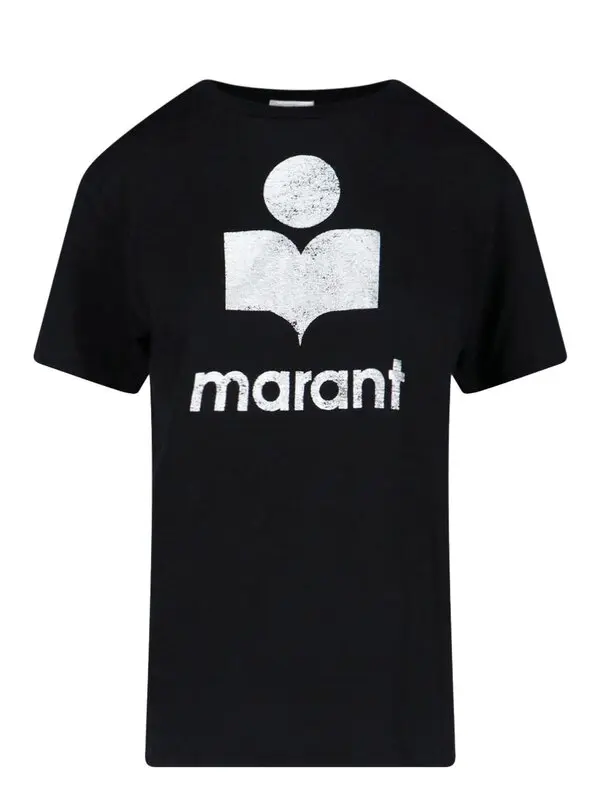 MARANT ETOILE Logo T-shirt - Black