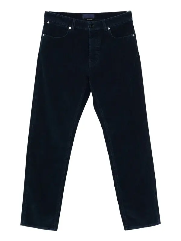 Stone Island Mini Corduroy Five-pocket Pants - Blue