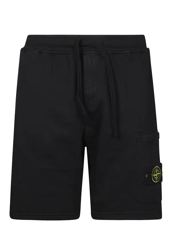 Stone Island Cargo Shorts - Nero