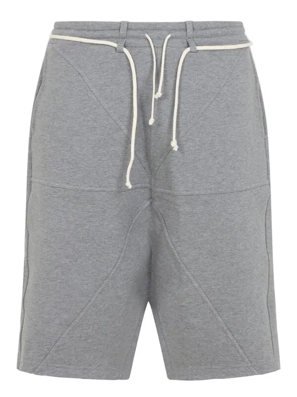 MORDECAI Mini Fleece Jogger Shorts - Grey