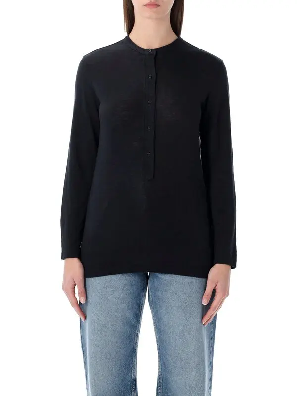 MARANT ETOILE Lucy Long-sleeve T-shirt - Black