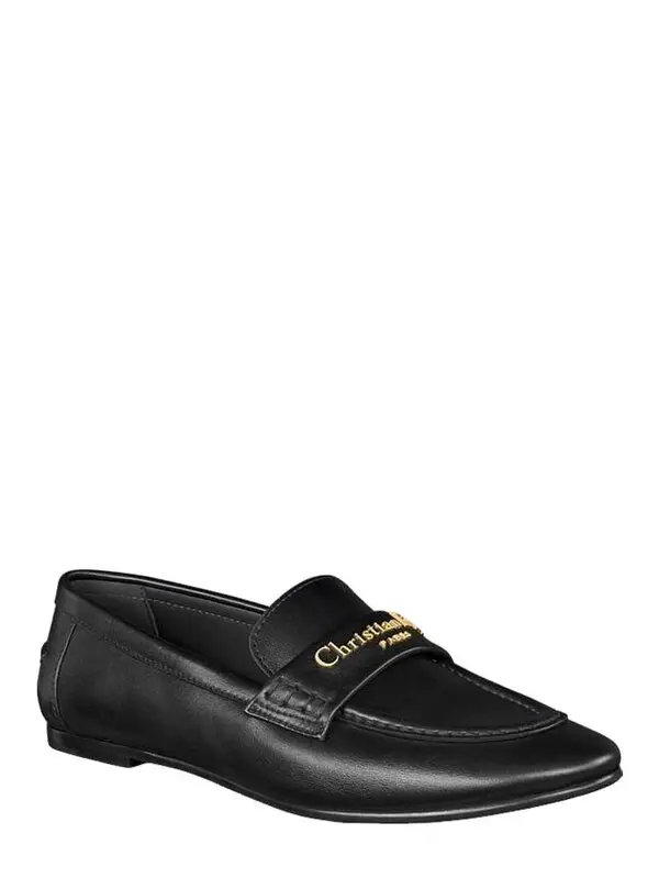 Dior Quilted Cannage Calfskin Ballet Flats - Black
