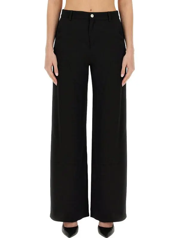 Moschino Palazzo Trousers - Black