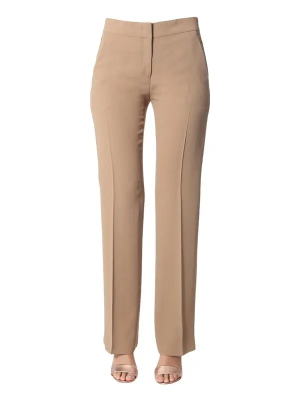 N°21 Tailored Straight Leg Trousers - Beige