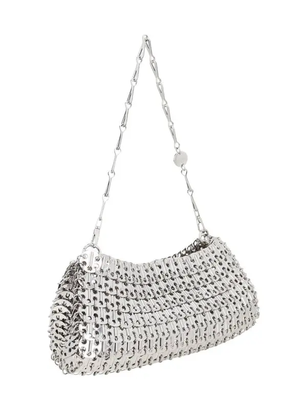 Rabanne Mini Metallic Handbag - Silver