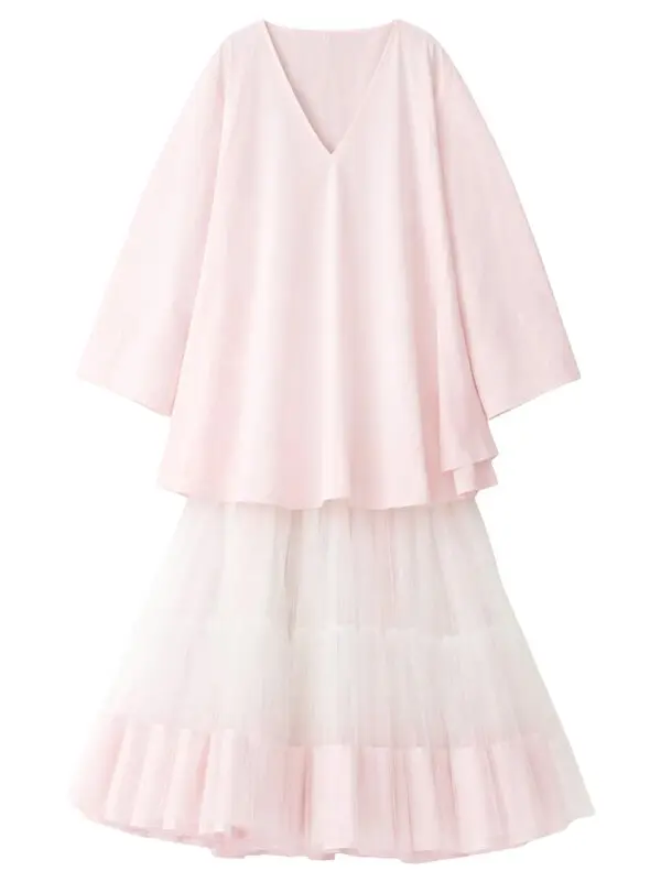 Jacquemus Paysan" Tiered Dress - Pink