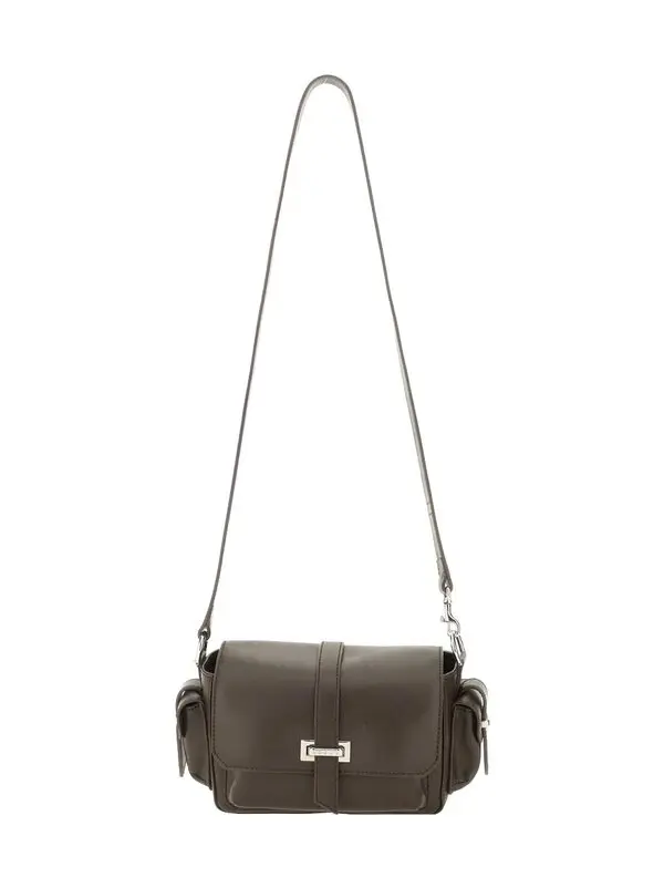 Hogan Small Leather Bag - Brown