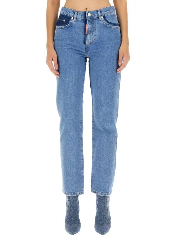 Moschino Five-pocket Classic Jeans - Blue