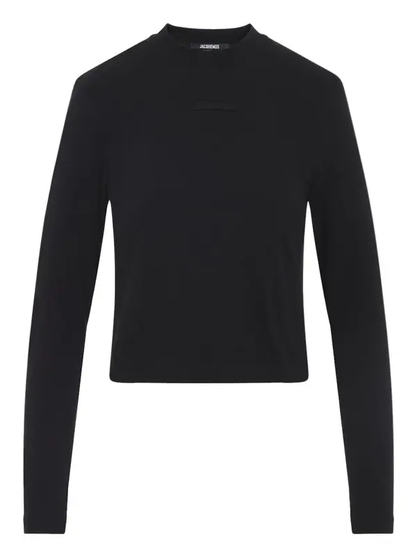 Jacquemus Gros Grain T-shirt Medium Length - Black