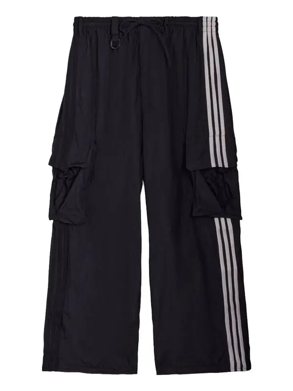 Y3 Nylon 3-stripes Cargo Pants - Black