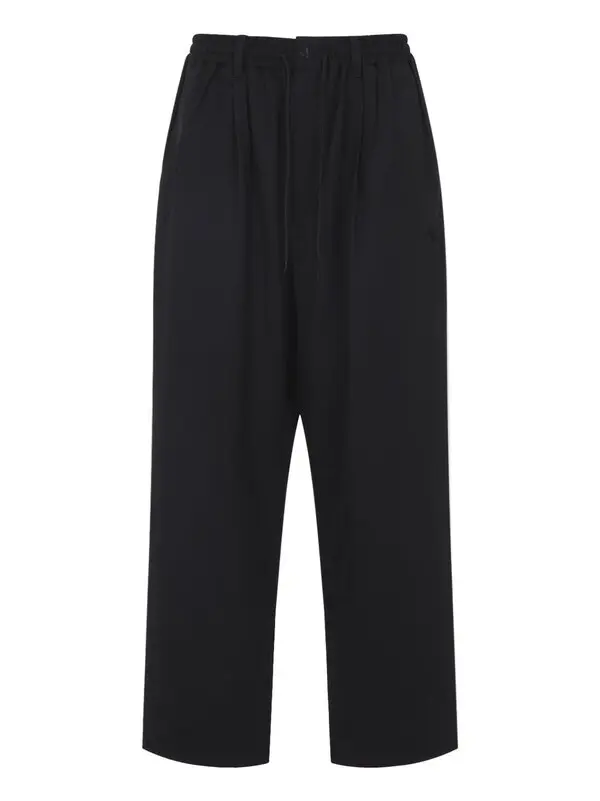 Y3 Refined Wool Track Pants - Black