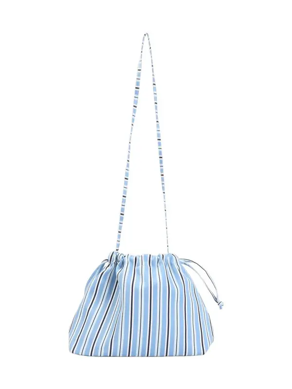 THE FRANKIE SHOP Mini Morgan Pouch Handbag - Blue