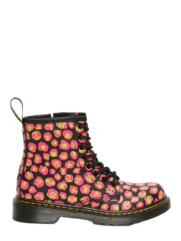 Dr. Martens 1460 Leopard Print Lace-up Boots - Multicolour