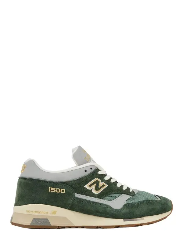 NEW BALANCE 1500 Suede And Mesh Sneakers - Verde
