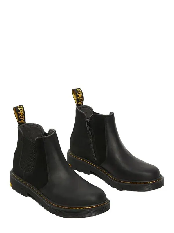Dr. Martens Suede Chelsea Boots - Black