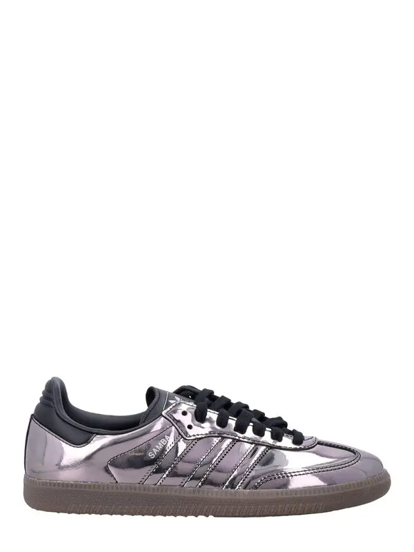 ADIDAS ORIGINALS Samba Og Sneakers In Metallic Finish - Core Black