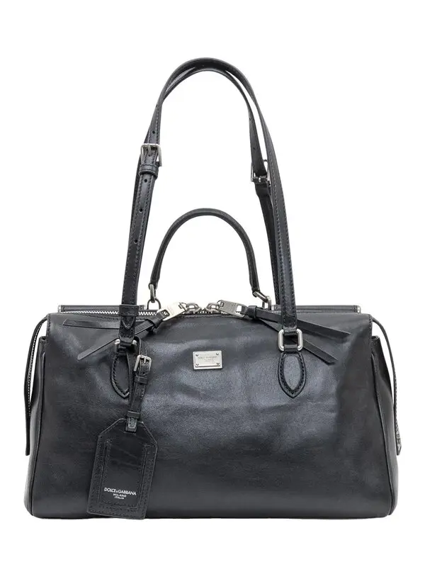 Dolce & Gabbana Elegant Leather Shoulder Bag - Nero