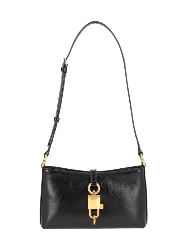 Dolce & Gabbana Lock Shoulder Bag In Calfskin - Black