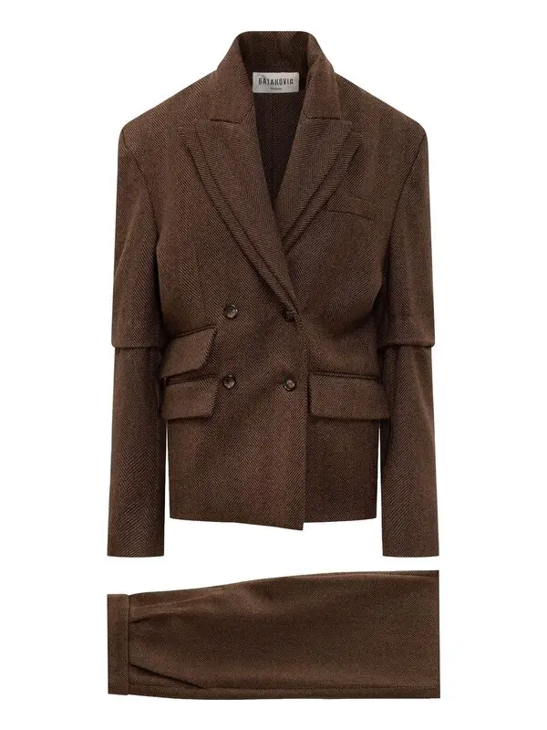 BATAKOVIC Sartorial Double-layered Tailored Outfit - Single Color