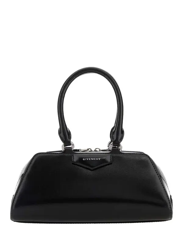 Givenchy Mini Antigona East-west Bag In Box Leather - Black
