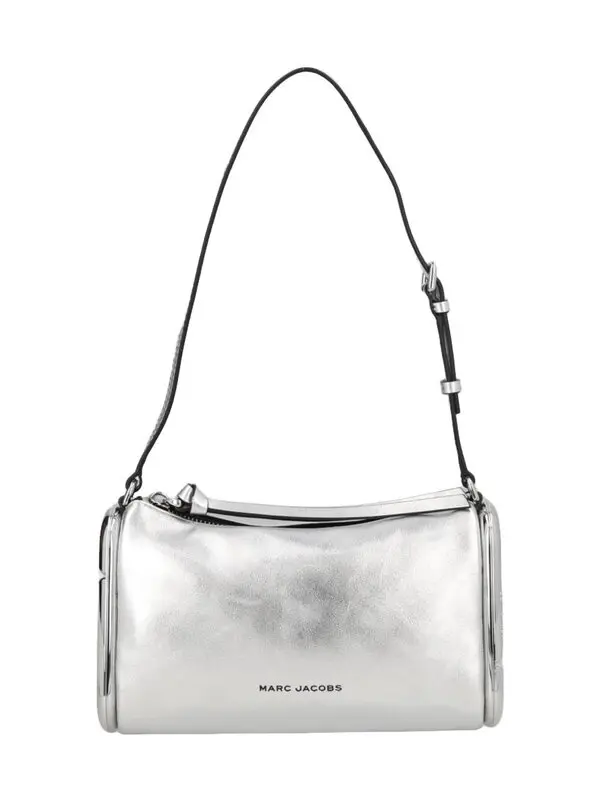 Marc Jacobs Mini Leather Shoulder Bag - Silver
