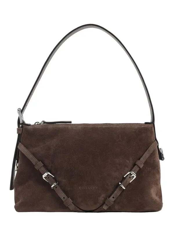 Givenchy Voyou Mini Leather Shoulder Bag - Brown