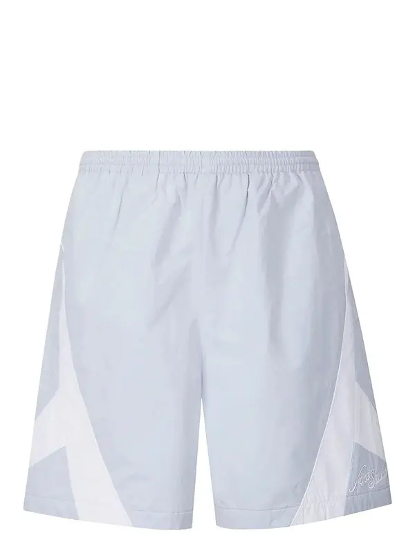 Acne Studios Relaxed Fit Colorblocked Shorts - Coldgrey