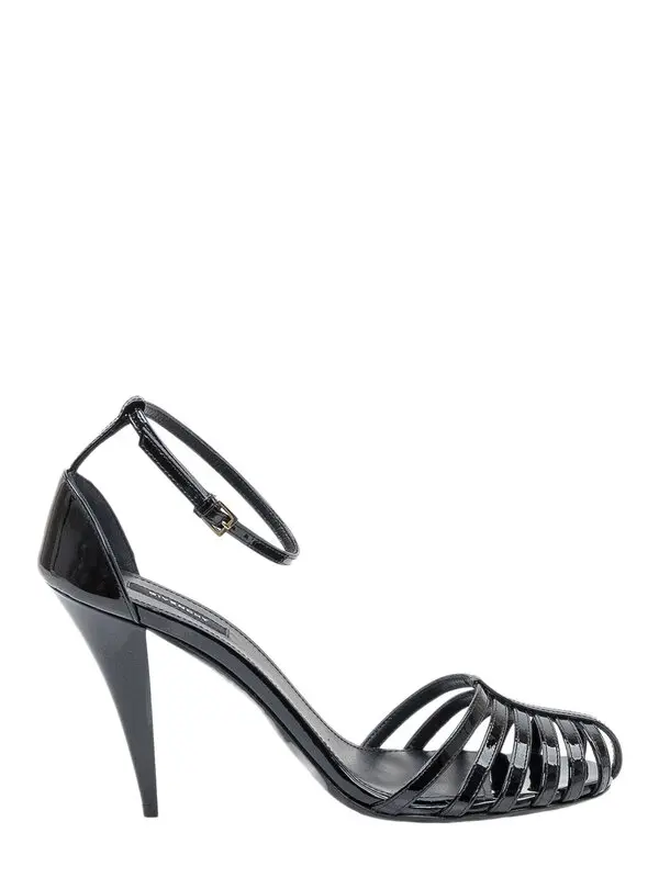 Givenchy Strappy Ankle Strap Stiletto Sandals - Black