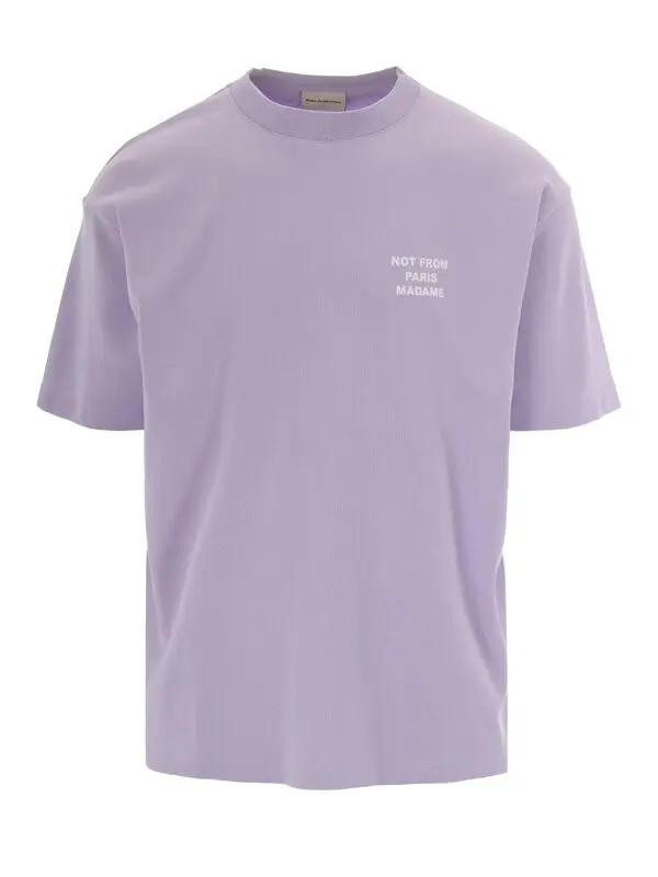 Drole De Monsieur Casual Mini T-shirt For - Lavander