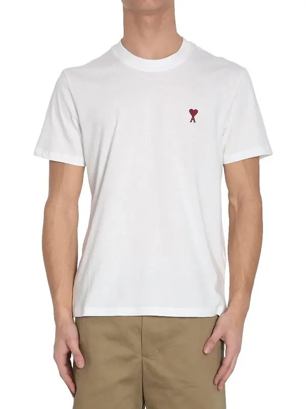 AMI Paris Heart Graphic T-shirt - Blanc