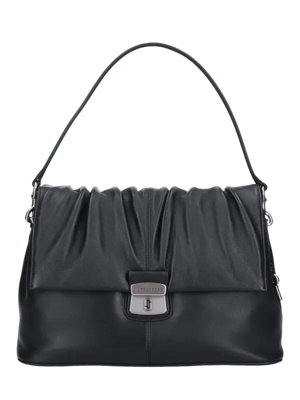 Marc Jacobs Leather Mini Messenger Bag - Black