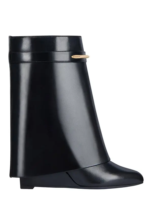 Givenchy Pinch Metal Wedge Heels - Nero