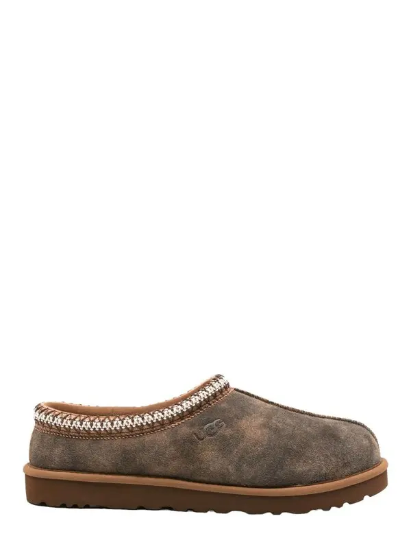 UGG Suede Braided Comfort Slides - Brown