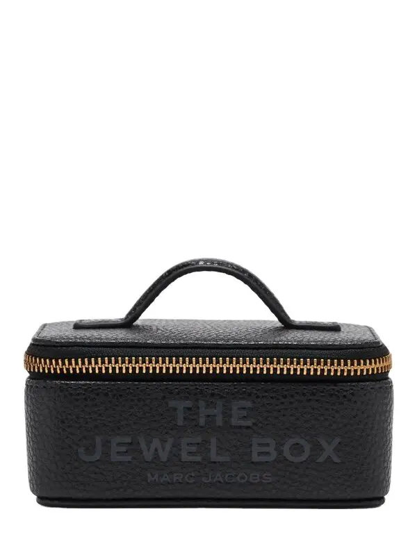 Marc Jacobs Mini Top Handle Handbag With Zip Closure - Black
