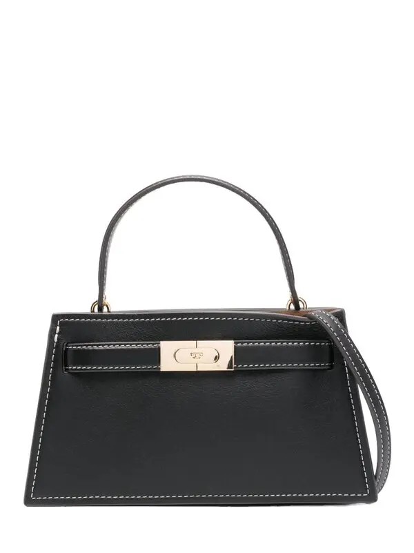 Tory Burch Mini Lee Radziwill Top Handle Bag - Black