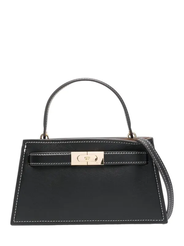 Tory Burch Mini Lee Radziwill Top Handle Bag - Black