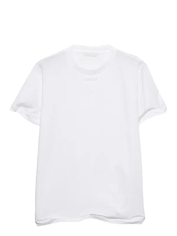 Prada Gironeck Mc T-shirt For - Bianco