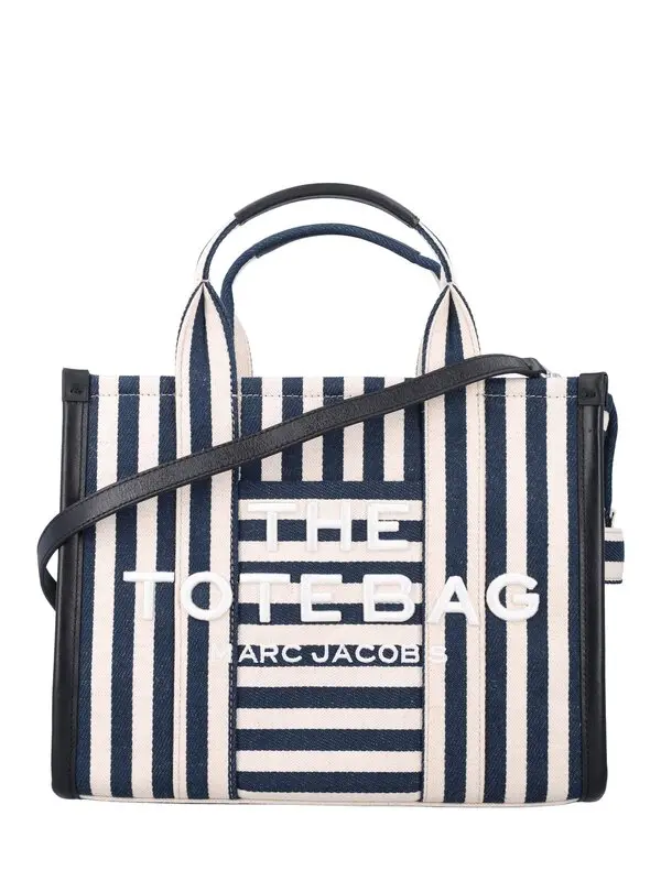 Marc Jacobs Medium Structured Canvas Tote Handbag - Multicolour