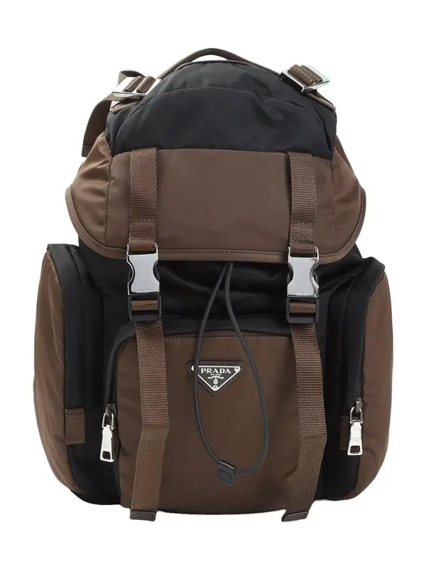 Prada Recycled Nylon Backpack - Black