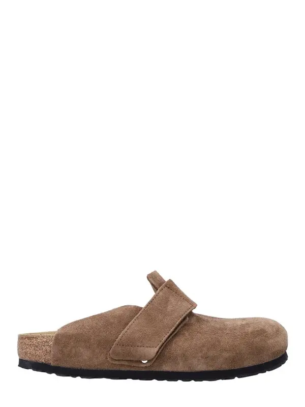 BIRKENSTOCK Contemporary Footbed Slide Sandals With Adjustable Straps - Dark Tea