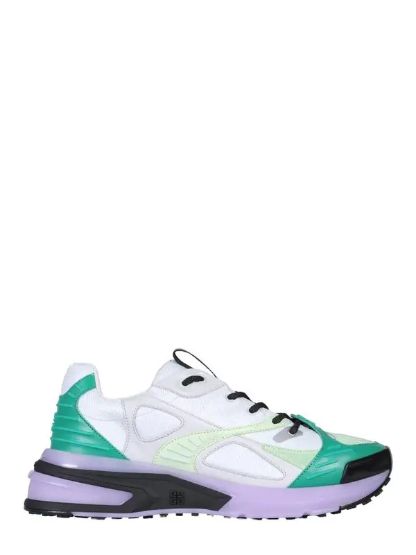 Givenchy Panelled Leather Sneakers - Multicolour