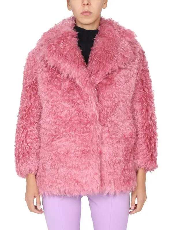 Lanificio Becagli Mohair Fur Coat - Pink